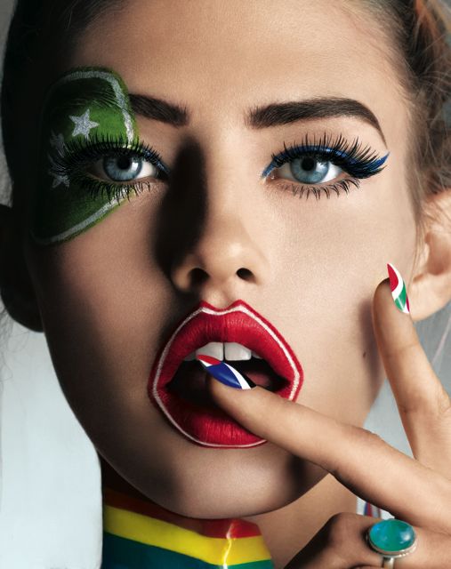 Sultry Maybelline 2013 Calendar with Body-Painted Models - Global Fashion Report